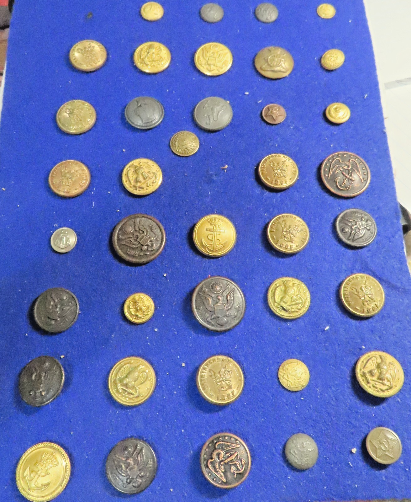 63 Foreign and U.S. Uniform Buttons Coat & Cuff | eBay