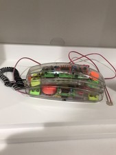 Vintage Unisonic Telephone 6900 Clear See Through Transparent Corded ...