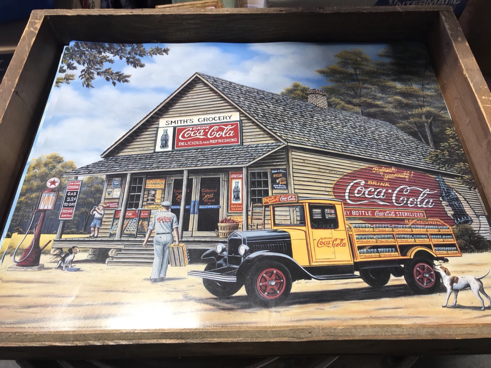 Vintage 1995 Coca Cola 16 X 20 Pamela Renfroe Retro Smith’s Grocery ...