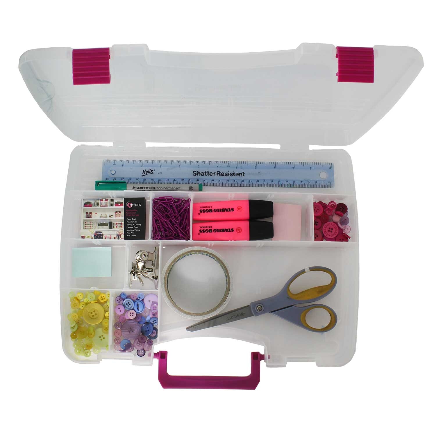 Creative Options Large Cool Connectable Craft Carrier Arts Hobby ...