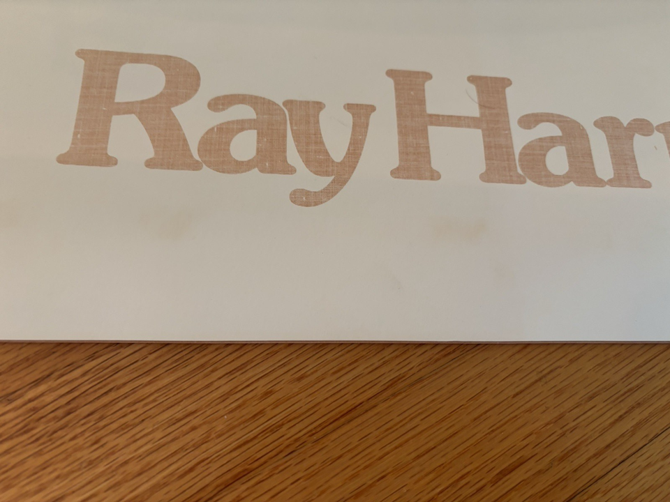 1976 Ray Harm Limited Edition Signed Print Raccoon FIRST DAY ISSUED ...