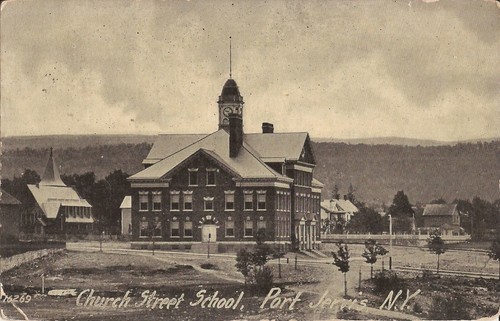 Port Jervis, NEW YORK – Church Street School – 1908 | eBay