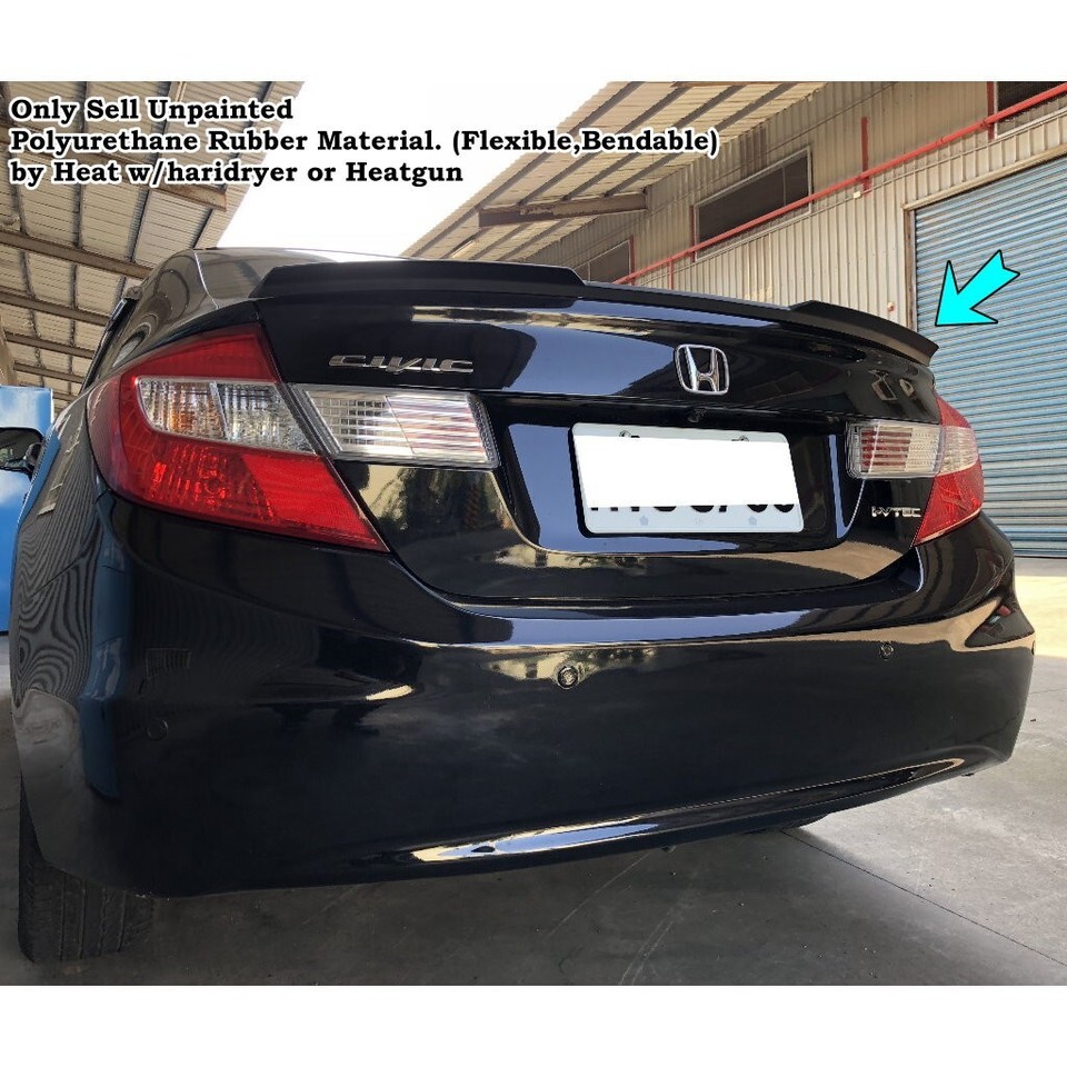 229GC Type Rear Duckbill Trunk Spoiler Wing Fits 2009~2014 Acura TSX ...