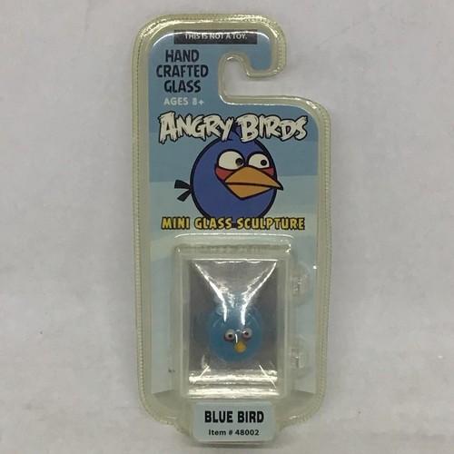 Angry Birds Mini BLUE BIRD Handmade Glass Sculpture 1" LIMITED EDITION ...