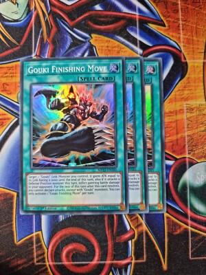 3x Yu-Gi-Oh! Gouki Finishing Move 2022 Tin of the Pharaohs Gods MP22 ...