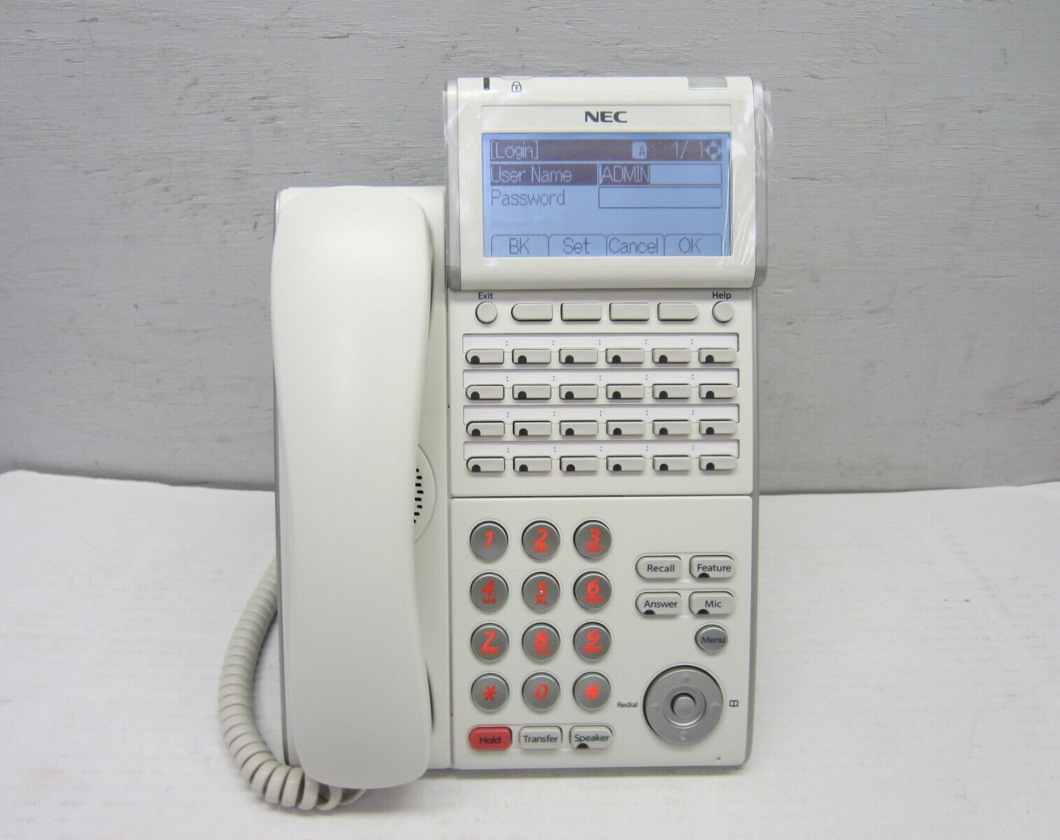 NEC ITL 24D-1 IP Phone 690005 (DT700 Series) (White) (2 In-Stock) | eBay