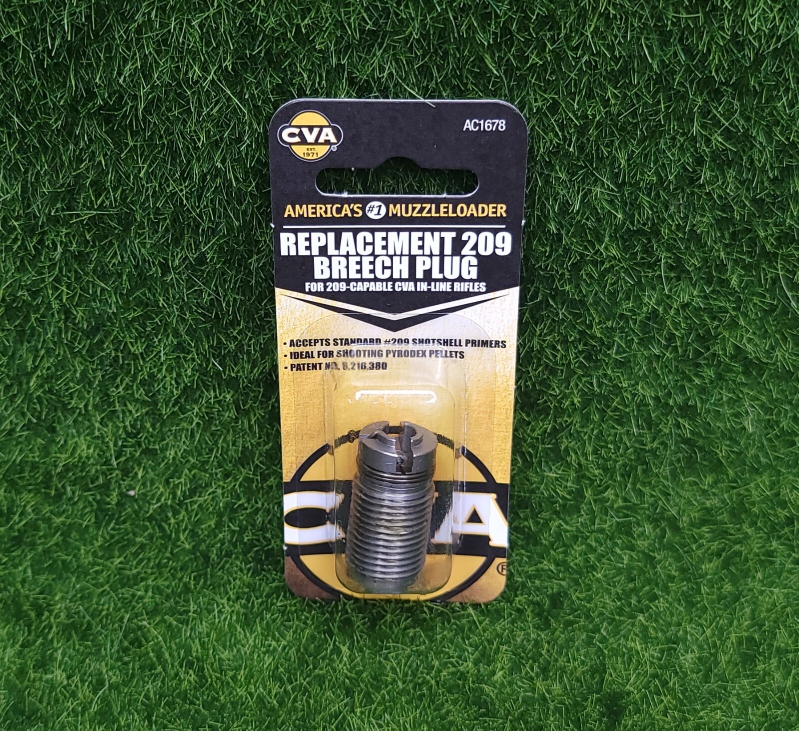 CVA Replacement 209 Breech Plug Buckhorn, Eclipse, Firebolt, Hunterbolt ...