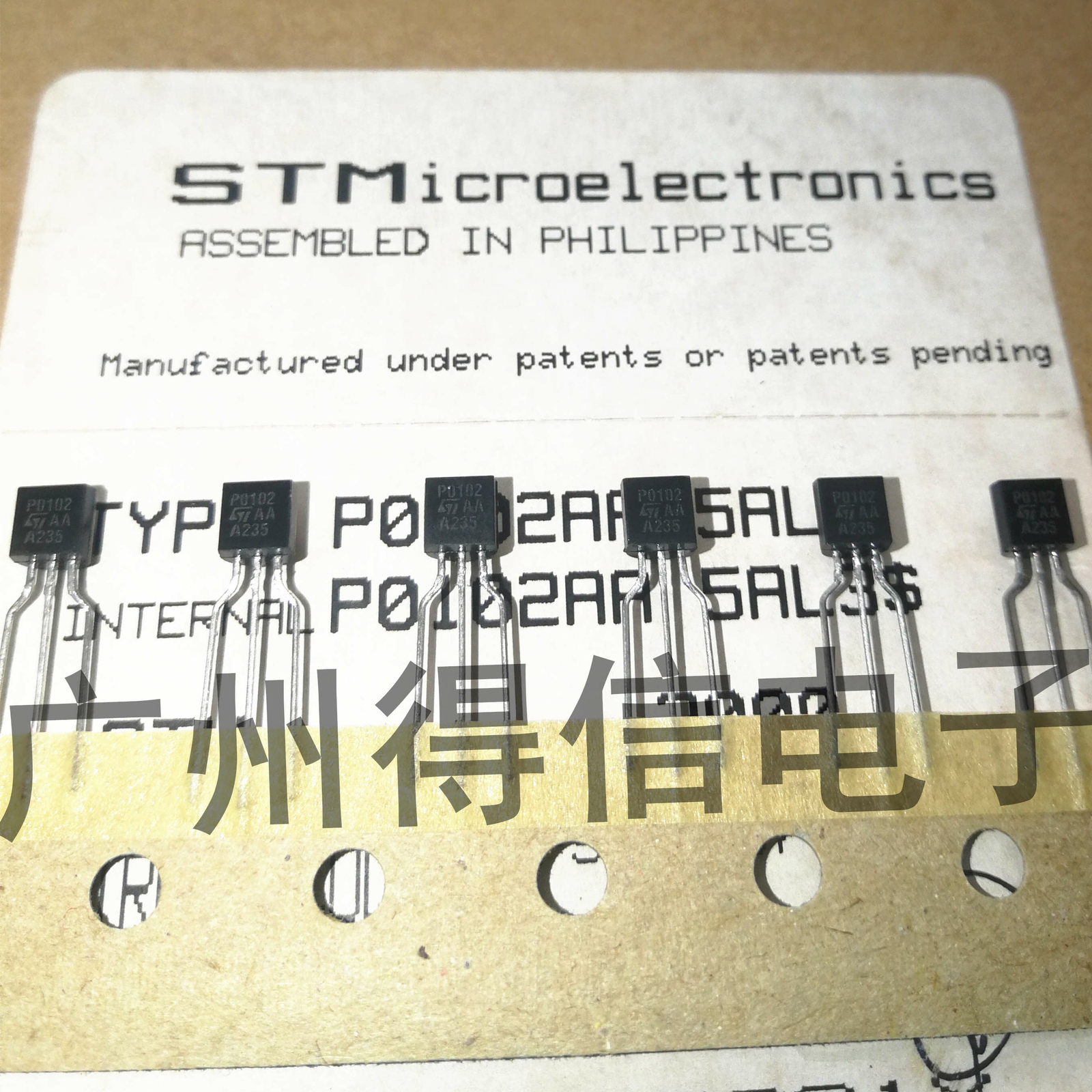 P0102AA ST Sensitive Gate Scr 2,5mm Radial TO-92 1PC | eBay