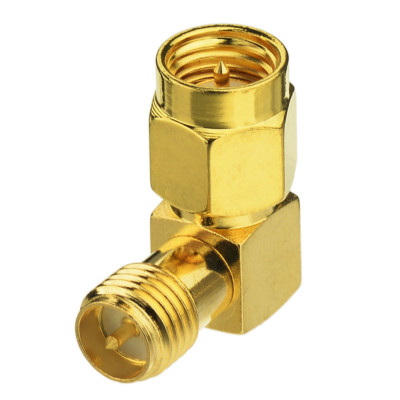RF SMA adapter Right Angle SMA Male Plug RA to RP SMA female Jack RF ...
