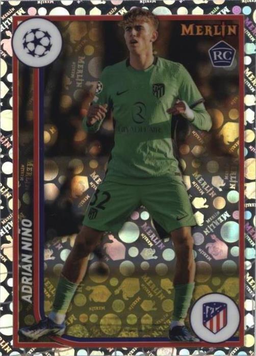 2023-24 Topps Merlin Uefa Club Competitions - Adrian Nino #19 Vintage ...