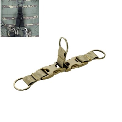 Tactical Military Quick Release Belt Clip Backpack Buckle Key Chain ...