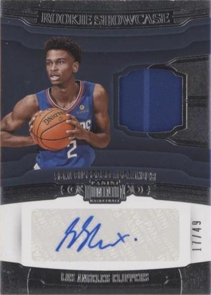 2018-19 Panini Dominion - Rookie Showcase Jersey Autos #RS-SGA Shai ...