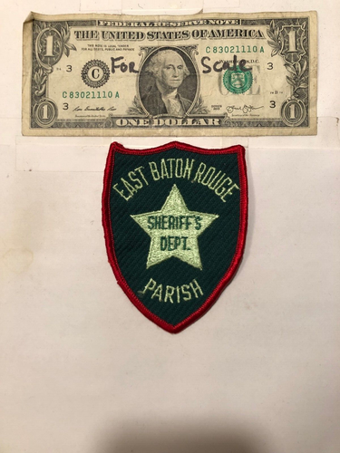 East Baton Rouge Parish Louisiana Police Patch Sheriff's Un-sewn great ...
