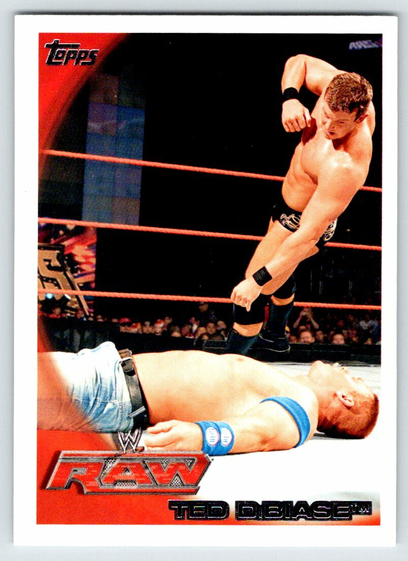 TED DIBIASE WWE RAW 2010 Topps Trading Card WWF Wrestling B90 | eBay