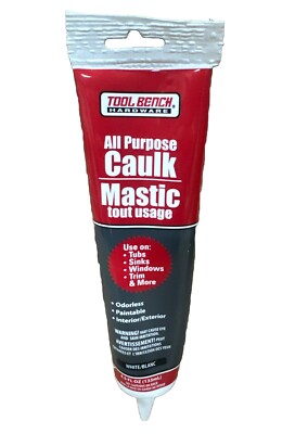 All Purpose Caulk Mastic Silicone Sealant, White, 4.5 fl oz | eBay