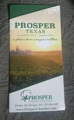 2019 Prosper Texas Map | eBay
