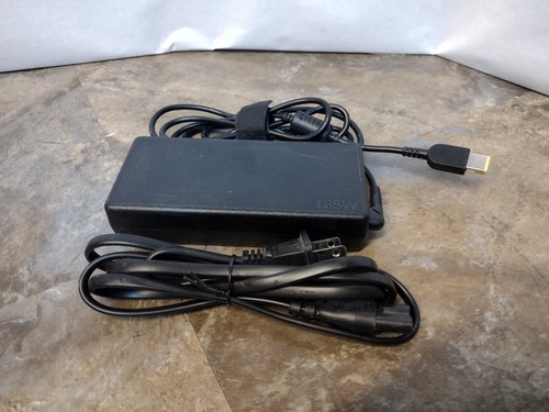 Genuine OEM Lenovo 90W 20V 4.5A Yellow Square Tip AC Adapter Charger ...