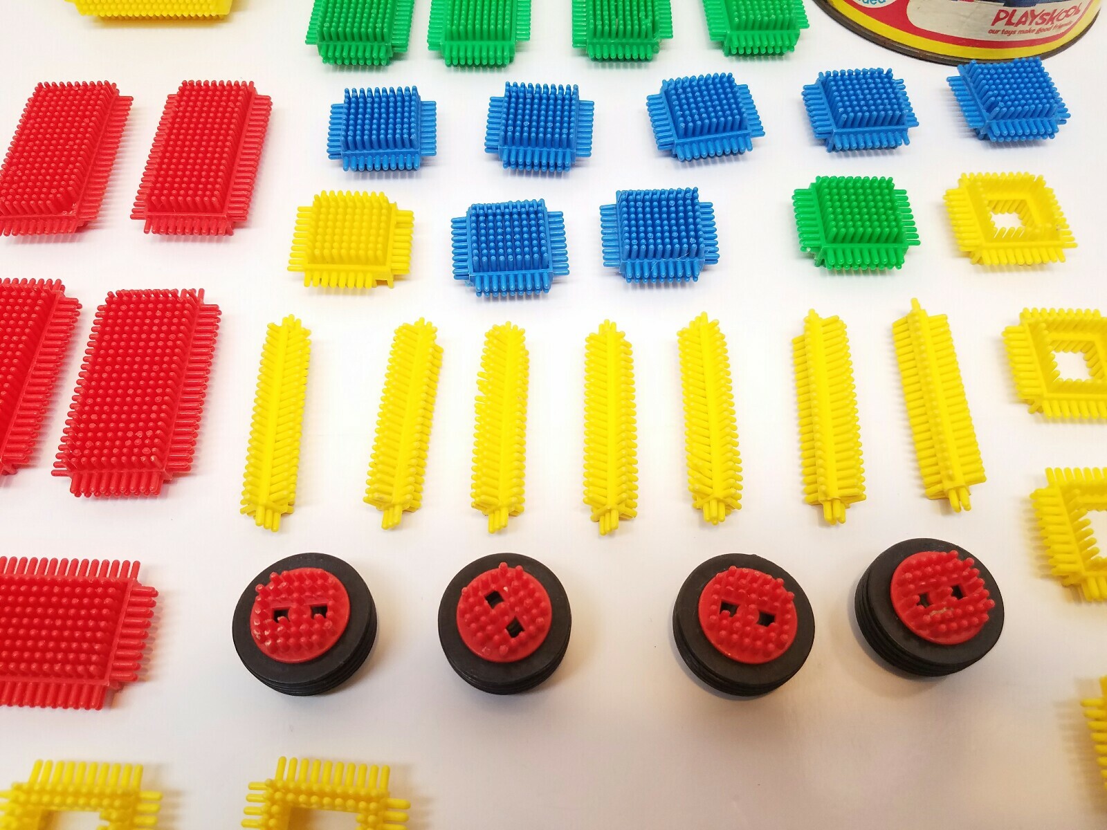 Vintage BRISTLE BLOCKS Building Toy Set - PLAYSKOOL 1976 | eBay