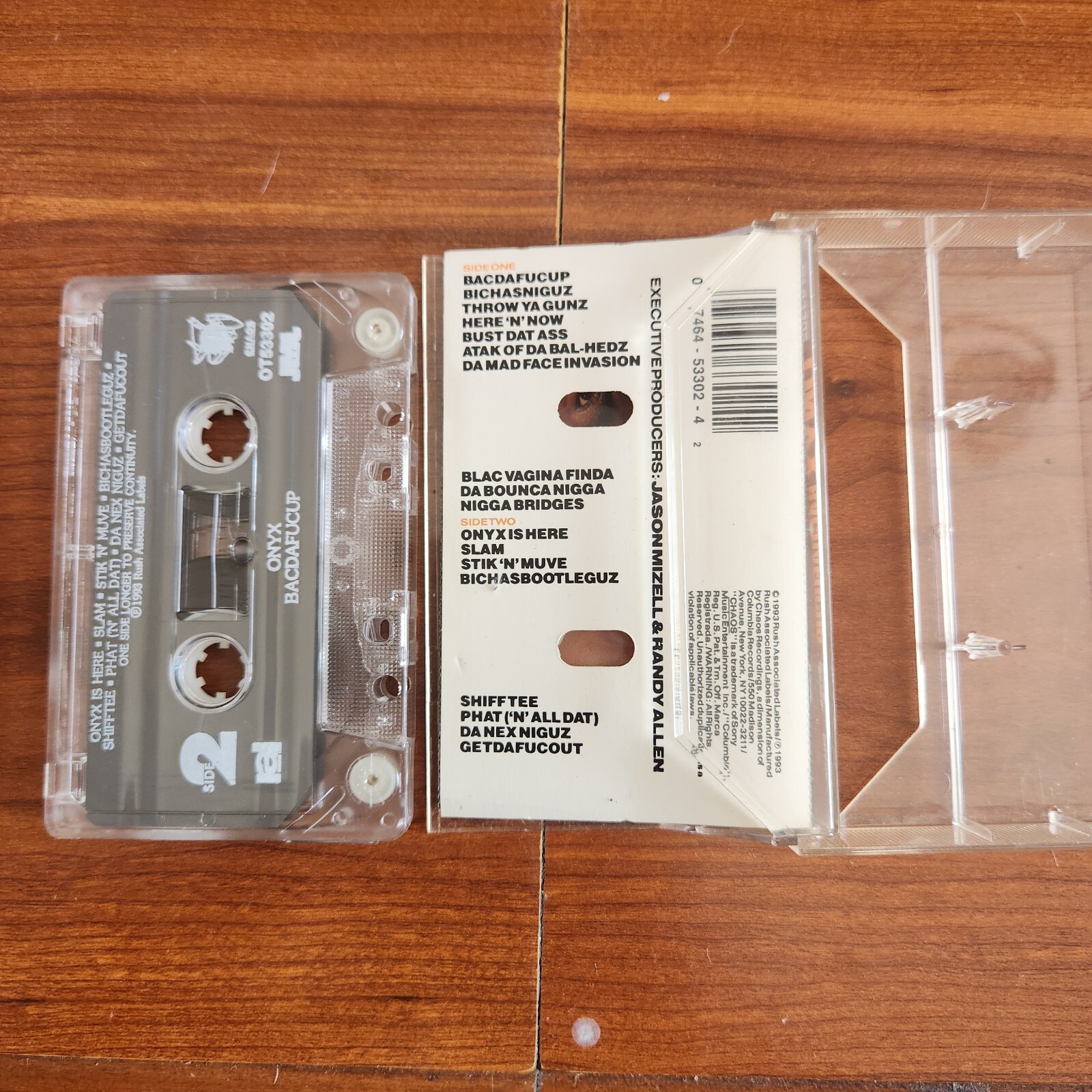 Onyx Bacdafucup 1993 Cassette Tape Rap Hip Hop | eBay