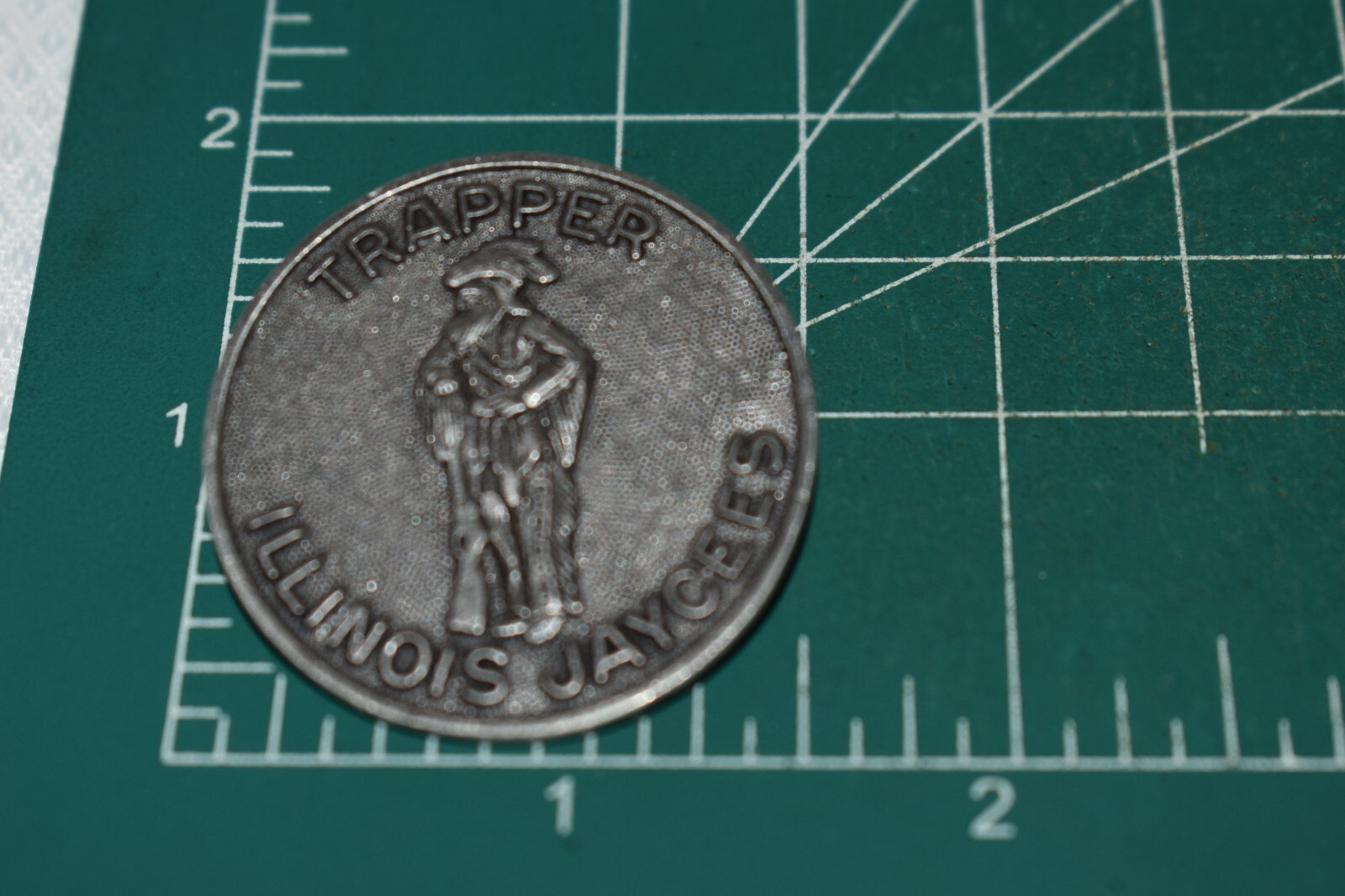 Trapper Pewter Silver Tone Illinois Jaycees Pin AA | eBay