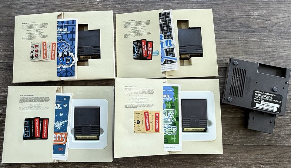 Complete INTELLIVOICE Library for the Intellivision - All 4 Games ...