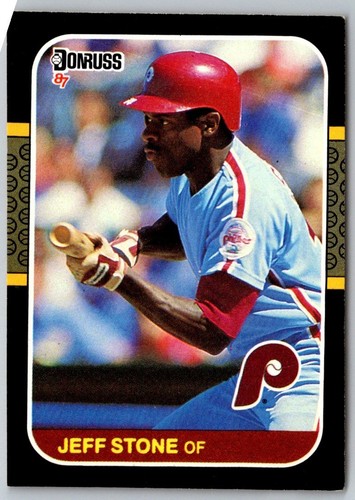 1986 Donruss Jeff Stone #259 Philadelphia Phillies Baseball Card | eBay