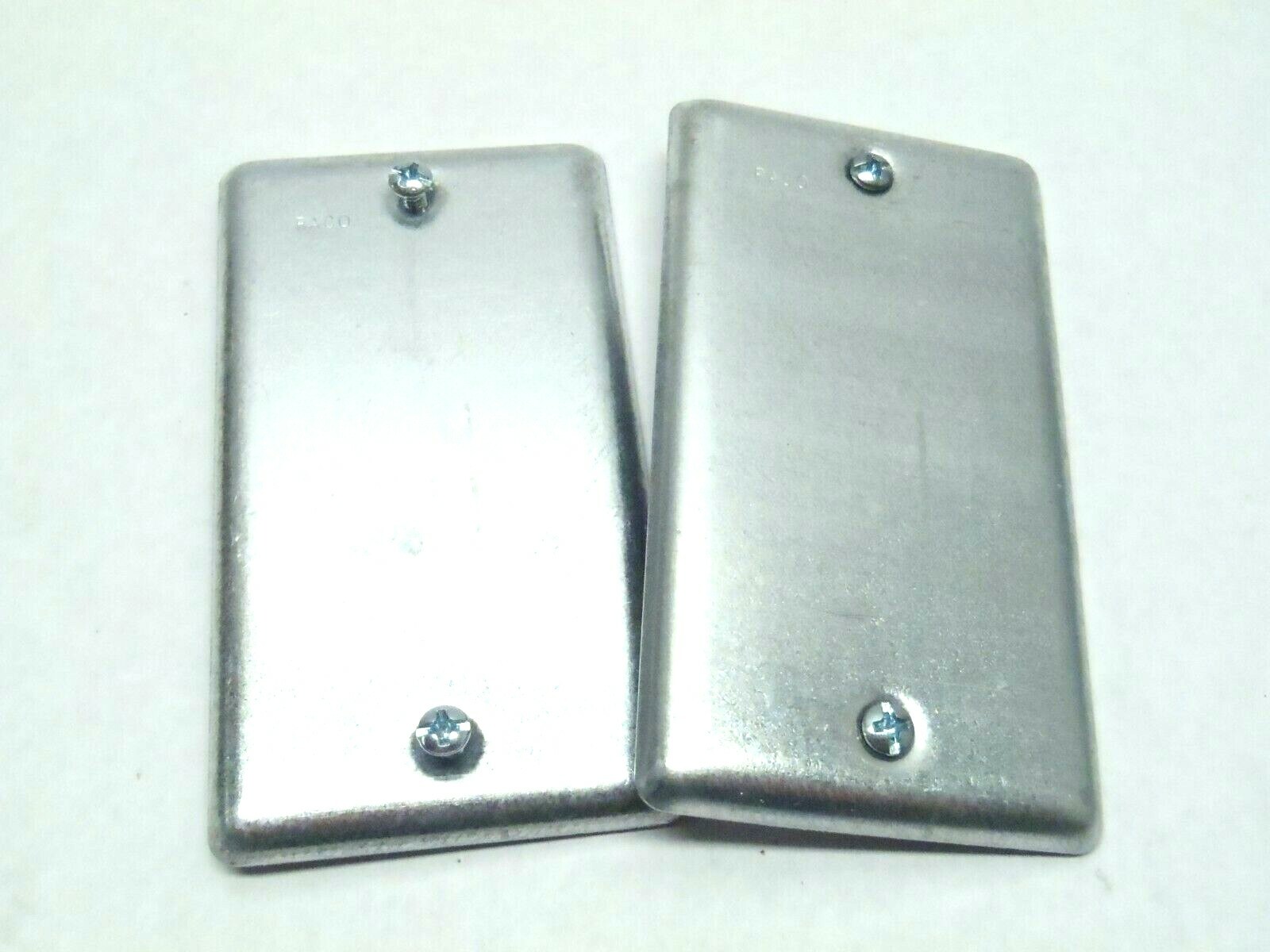 Raco 860 Blank Box Cover Face Plate Galvanized LOT OF 2 50169008607| eBay