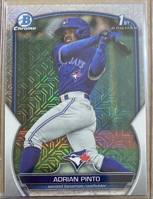 Adrian Pinto 2023 Bowman Chrome Prospects #BCP-250 1st Bowman Mojo ...