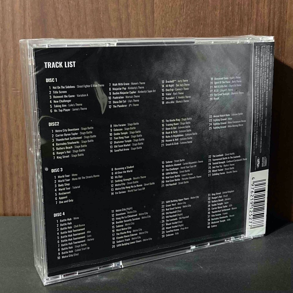 Street Fighter 6 Original Soundtrack Video Game Music BGM 4 CD set ...