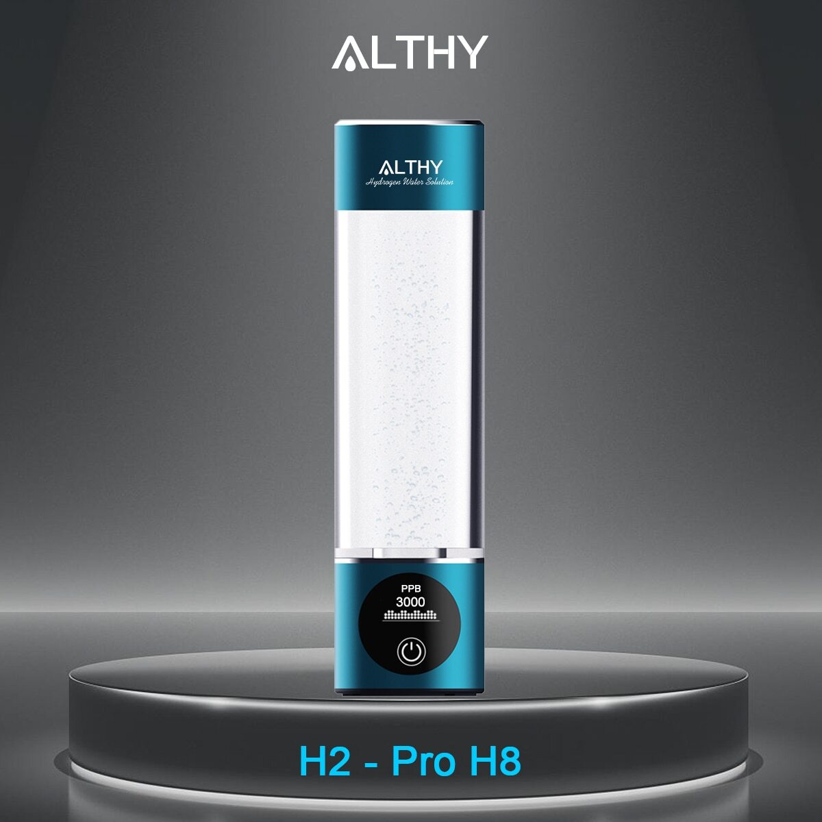 ALTHY Hydrogen Water Generator Bottle - SPE&PEM Technology + PPB & Time ...
