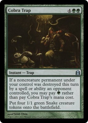 COBRA TRAP x1 mtg NM Commander 2011 Unc 1 Cards | eBay
