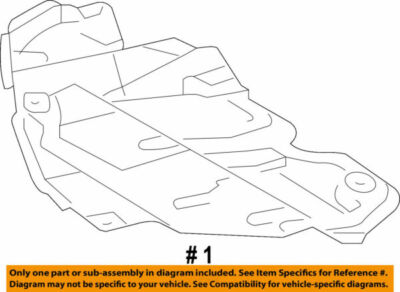 51441-06150 Toyota Cover, engine under, rh 5144106150, New Genuine OEM ...