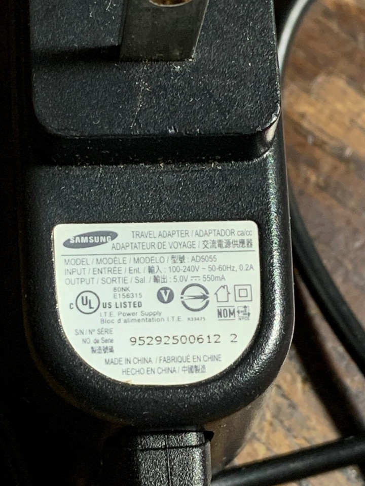 New Samsung AD5055 Camera- AC Adapter 4.2V 0.4A, USB Port, US 2-Pin | eBay