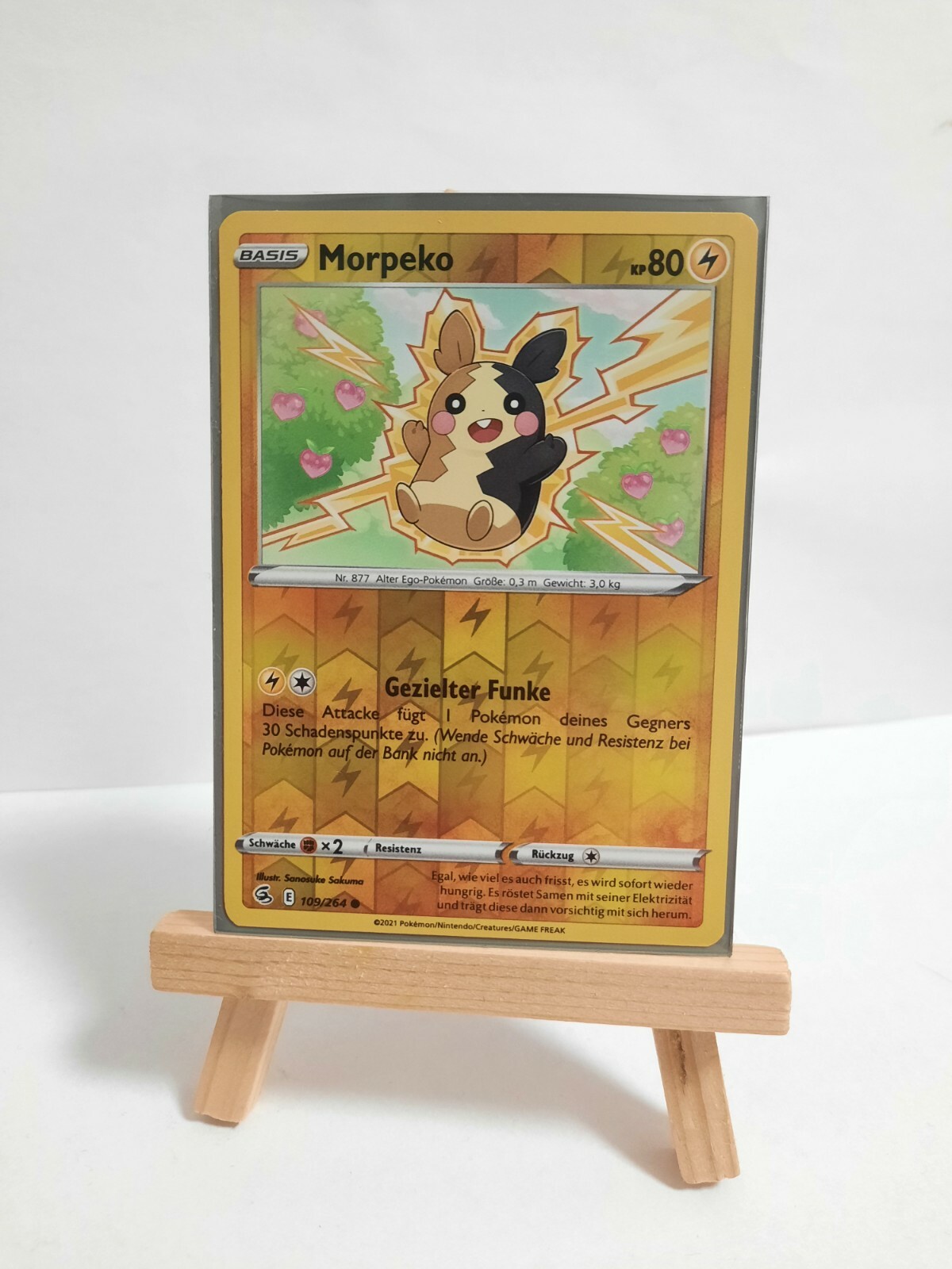 Pokemon Morpeko 109/264 Fusionsangriff Near Mint Reverse Holo Common | eBay