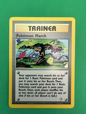 Trainer - Pokemon March - 102/111 - Neo Genesis - Pokemon - NM | eBay