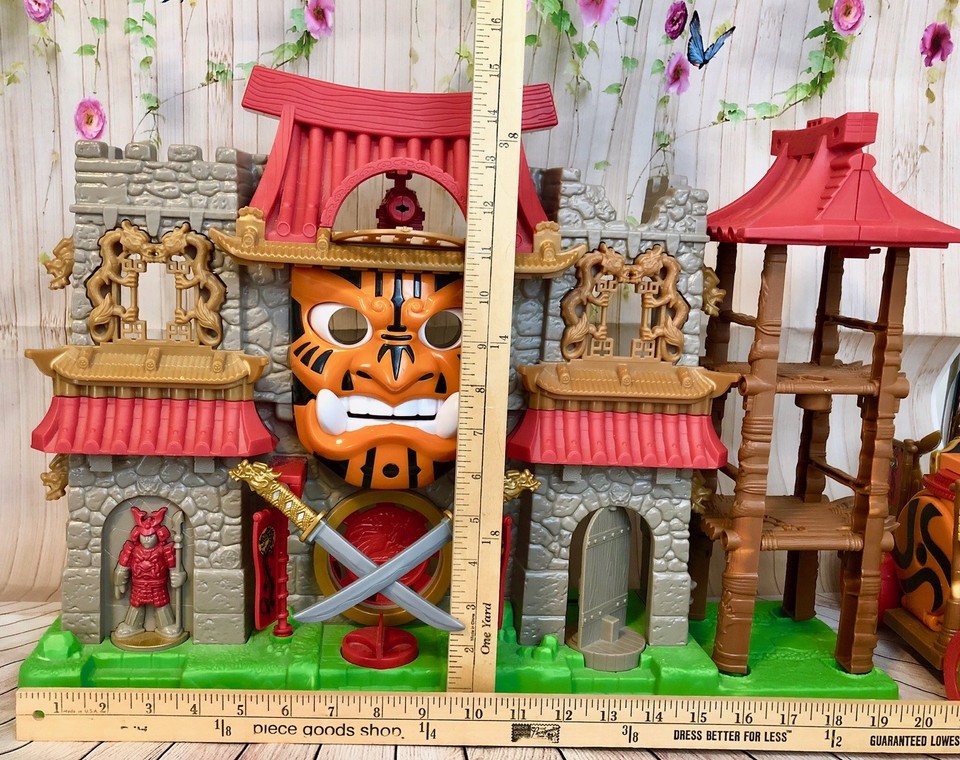 Fisher Price Imaginext Samurai Warrior Castle And Dragon Wagon Lot | eBay