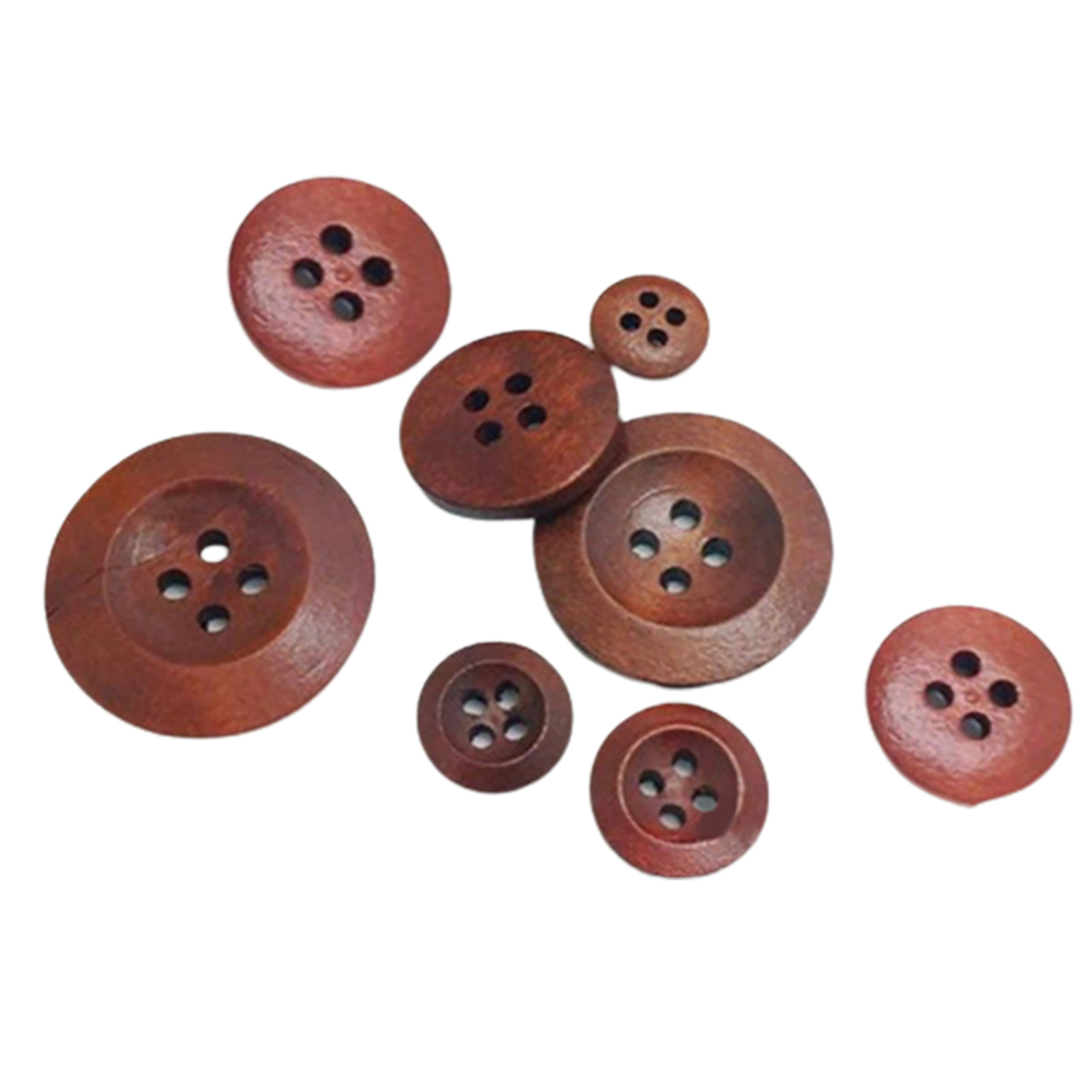 50pcs Clothing Button Round Non-burr Diy Craft Button Decorations ...