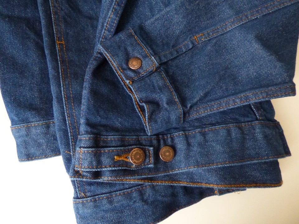 Mens Wrangler Cowboy Cut Unlined Denim Jacket - Inside Pockets ...