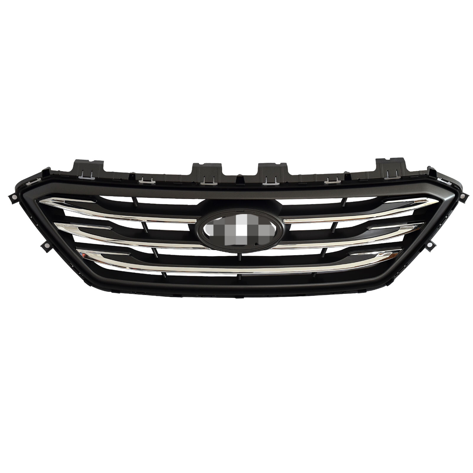 Fits Hyundai Sonata Sport 2015 2016 2017 Front Upper Grille Chrome ...