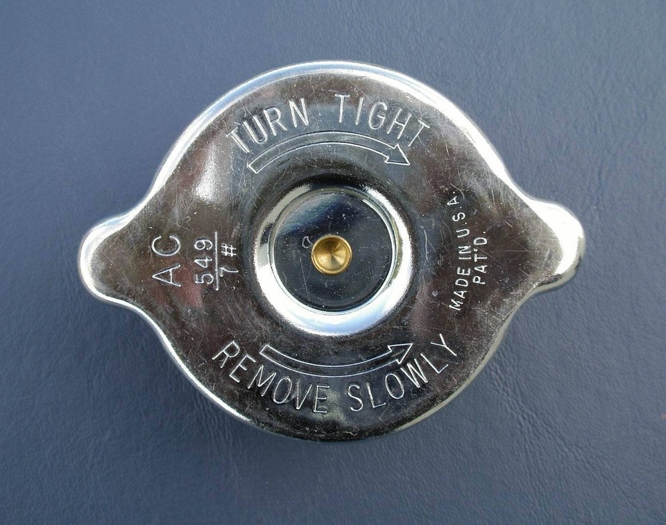 55 56 57 Chevy Radiator Cap Original Style AC, Radiator Cap, 7Lb 1955 ...