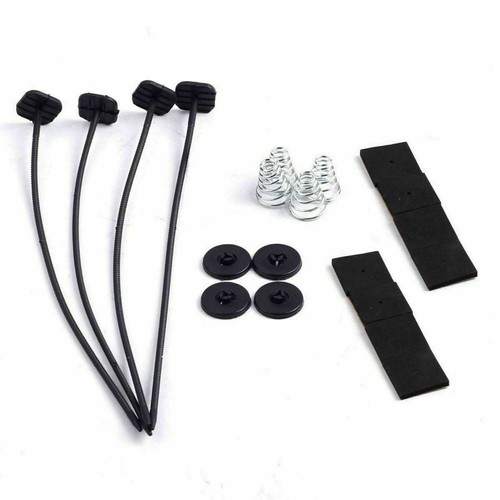 4x Cooler Electric Fans Cable Ties Rod Kit Springs Mounting Set For Car ...