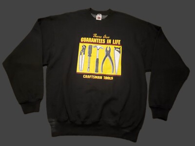 Vintage Craftsman Tools Sweatshirt Sweater Sz XL Made In USA, Rare | eBay