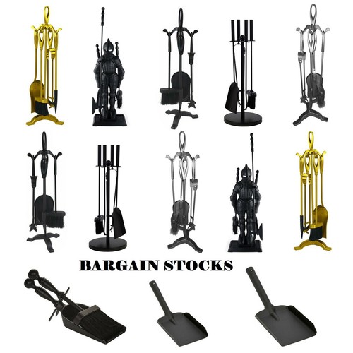 Fireside Companion Sets Log Burner Fire Tools 5-Pieces Pokers Set ...