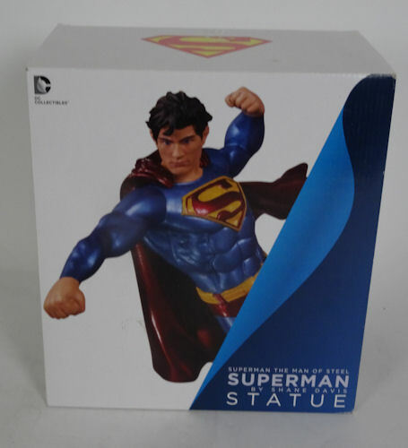 Superman Man of Steel Statue by Shane Davis IP12 lot F0040 761941320175 ...