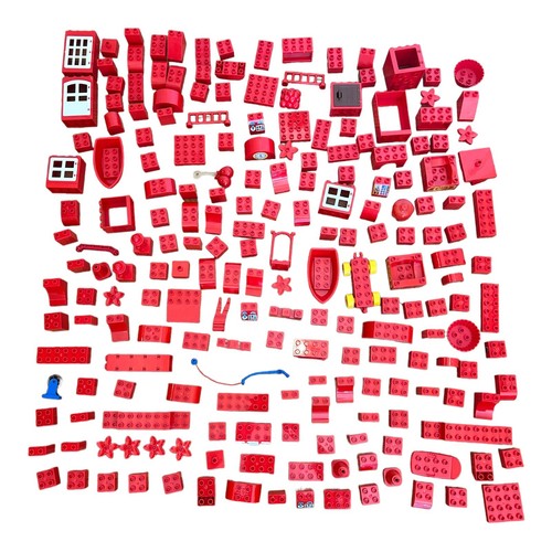 Lego Duplo Red Set 160 plus pieces blocks | eBay