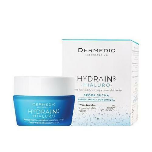Dermedic Hydrain 3 HIALURO ULTRA-HYDRATING Face Cream for Very Dry Skin ...