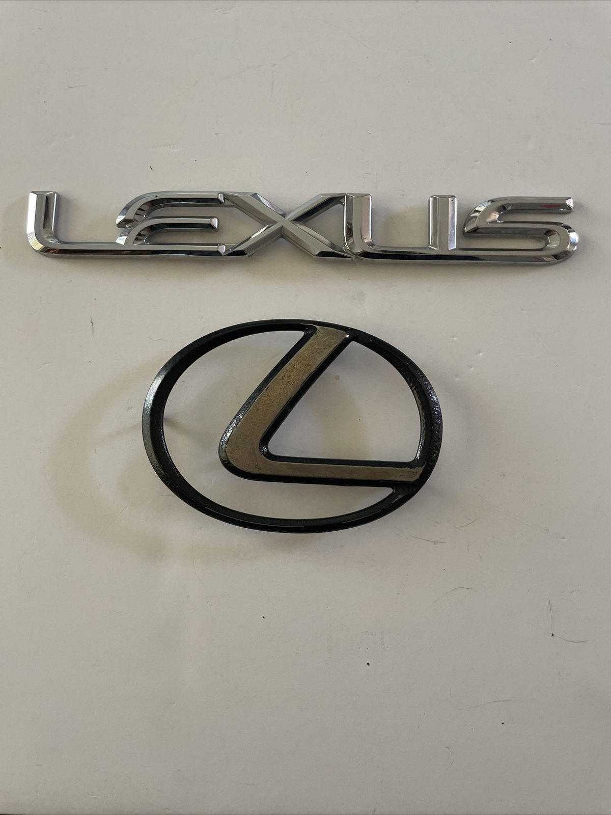 Lexus ES300 ES330 2002 - 2006 Emblem Badge Logo Chrome Front & Rear ...
