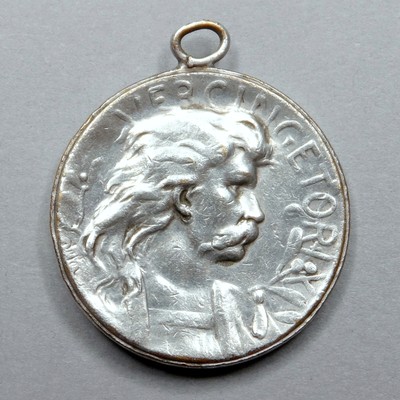 Vercingetorix & Brennus, Celtic Warrior. Antique Pendant. French Medal ...
