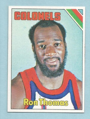 1975-76 Topps Basketball Ron Thomas #277 Kentucky Colonels Louisville ...