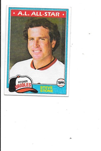 Steve Stone 1981 Topps Baseball Card #520 Baltimore Orioles All-Star | eBay